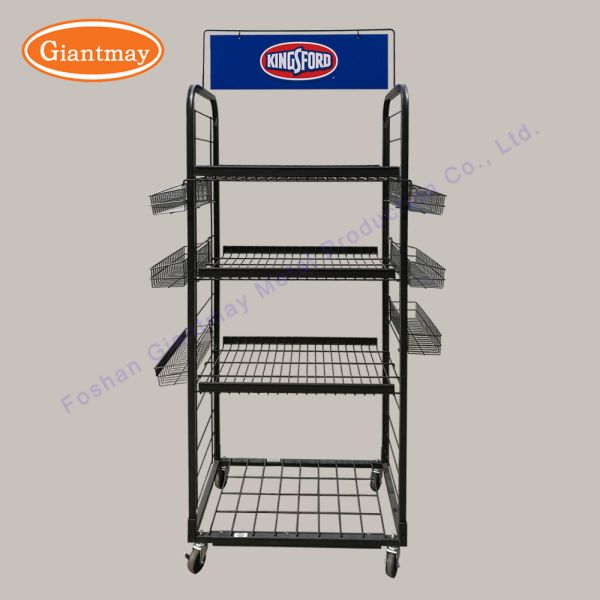Quality Potato Chip Shelf Biscuit Display Chocolate Store Snack Stand for sale
