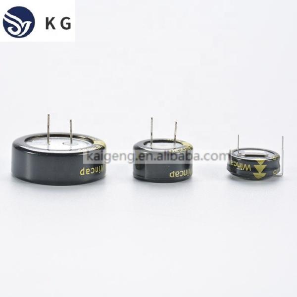 Quality PAS614L-VL3 Coin Type Polyacene Capacitors Supercapacitors Cap 300mf 3.3v for sale