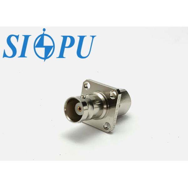 Quality BNC Female RF Coaxial Connector – Flange Mount, for RG142/U Cable for sale