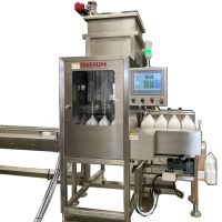 Quality 1L-4L Jerrycan Pail Can Tin Fully Automatic 4 Nozzles Mesh Conveyor Chemical for sale