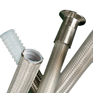Quality 10.3MPa Corrugated PTFE Tubing , 13mm Chemical Resistance Hose for sale