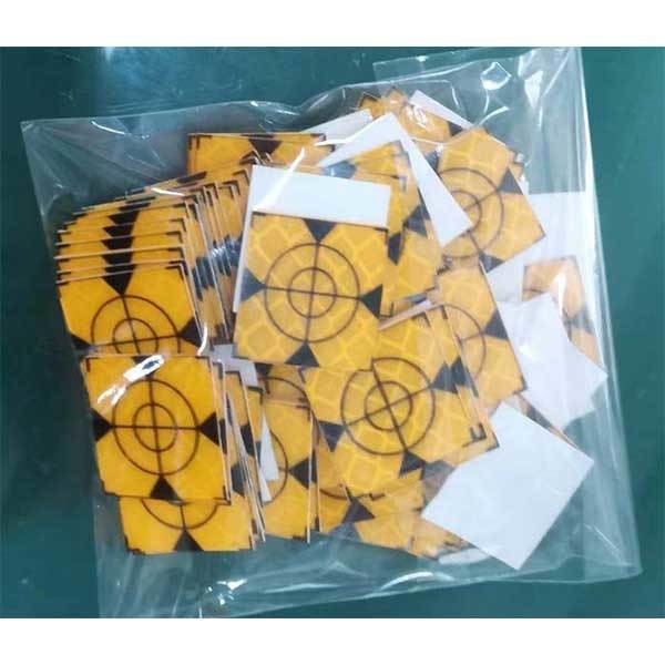 Quality Yellow Reflecting Survey Target Stickers for Total Station Measurement High for sale