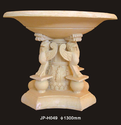 Quality Rustic Sandstone Flower Pots Lightweight And Durable Garden Enhancers for sale