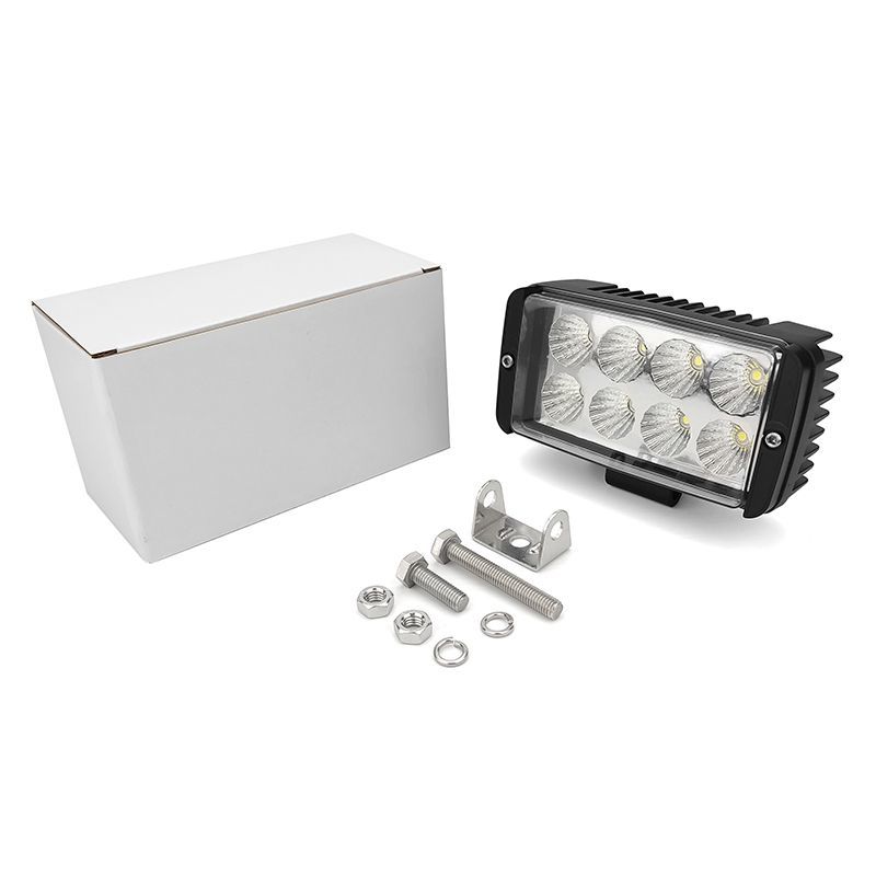 LED Working Light 24W Flood Beam 12-24V DC Offroad Trucks Tractor