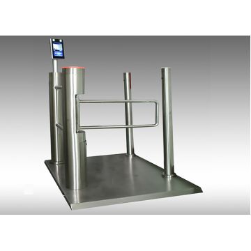 Quality 3S SS304 3A Swing Barrier Gate Face Recognition Thermometer Brushless Motor for sale