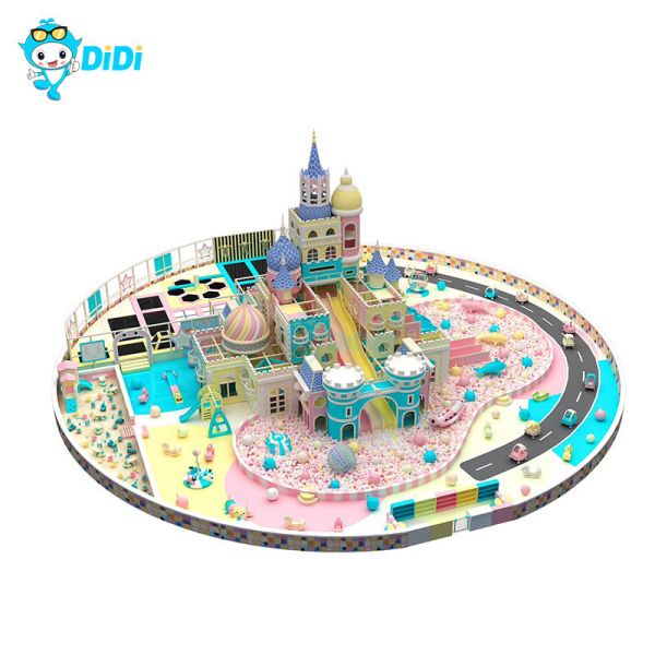 Quality Kids Slide Commercial Ball Pit Playhouse Indoor Play Place Equipment Eco Friendly for sale