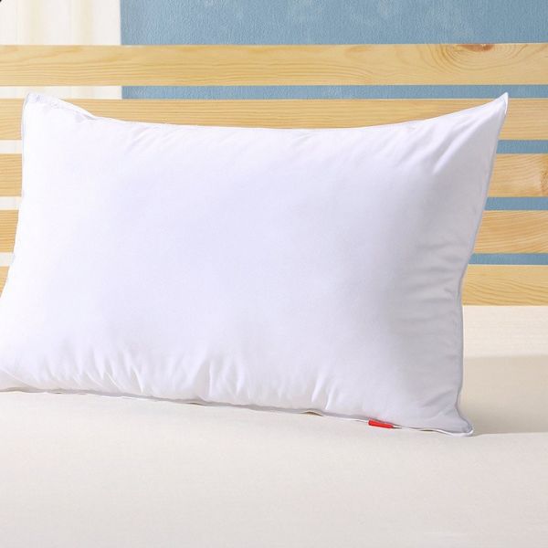 Quality Microfiber Filling Hotel Style Pillows Luxury White Rectangle Shape for sale