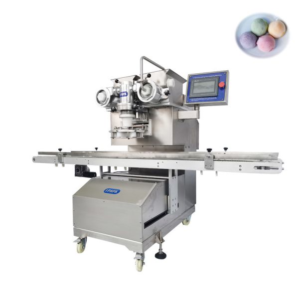 Quality P180 Automatic Mochi Ice Cream Maker Ball Forming Automatic Encrusting Machine for sale