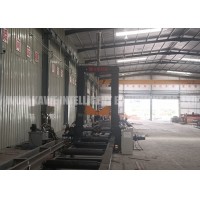 Quality ISO9001 H Beam Production Line H Beam Assembly Machine Gas Shield Welding for sale