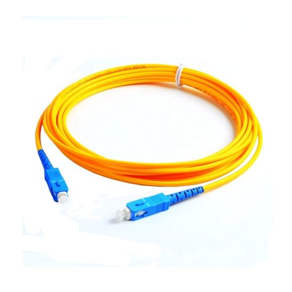 Quality 3 Meters 3.0mm Simplex G652D Optical Fiber Jumper SC UPC To SC APC Patch Cord for sale