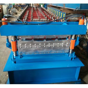 Quality 2 Layer GI Roofing Sheet Roll Forming Machine Trapezoidal Corrugated Two for sale