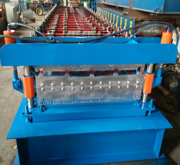 Quality 2 Layer GI Roofing Sheet Roll Forming Machine Trapezoidal Corrugated Two for sale