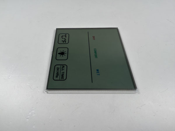 Quality HTN Segment Code LCD White Blacklight Indoor Hygrograph Customizable Display for sale