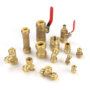 Quality Hailiang Quick Connect Brass Pipe Fittings 1/2 Inch Push Fit for sale