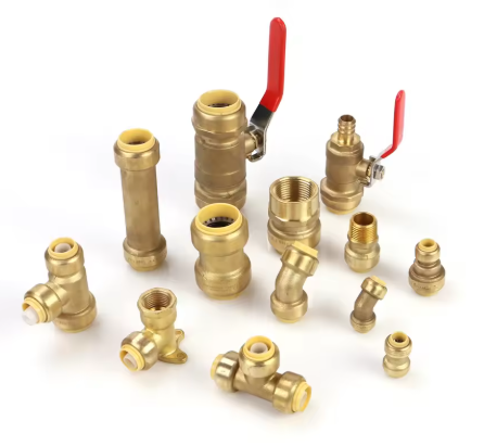 Quality Hailiang Quick Connect Brass Pipe Fittings 1/2 Inch Push Fit for sale
