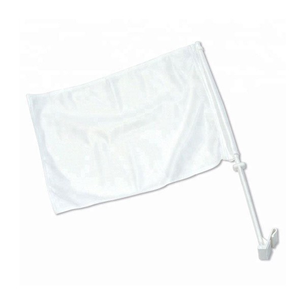 Quality Blank Sublimation Printed Polyester Flag 12x18 Inch For Car for sale