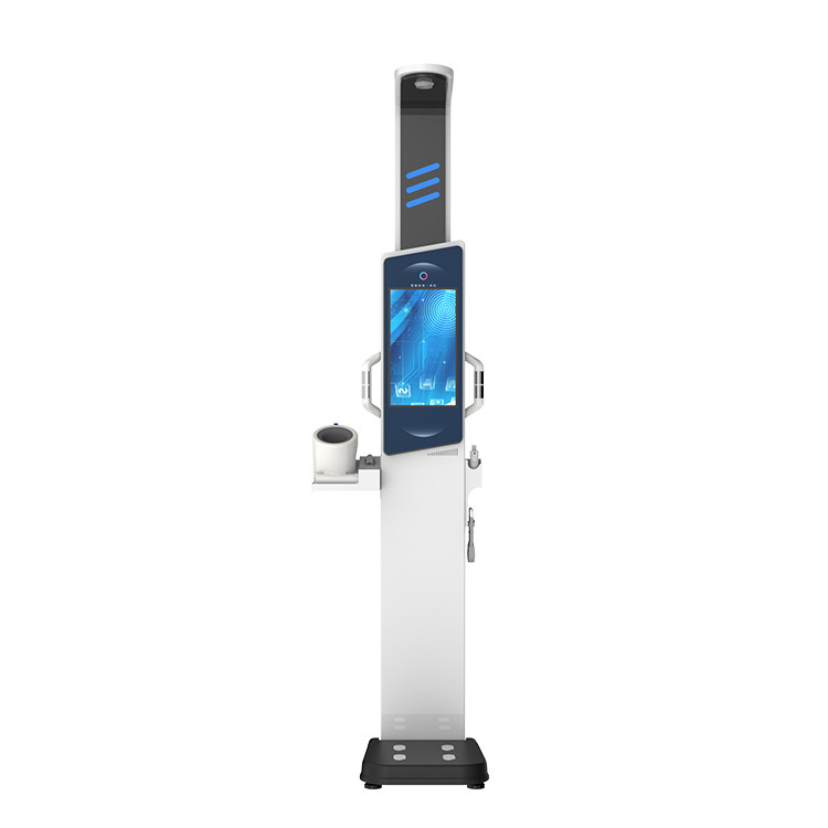 Quality Health Checkup Kiosk with Automatic Body Fat Scale and Height Measurement Range for sale
