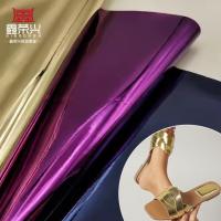 Quality High Quality Synthetic Faux Shoes Handbag Notebook Leather Pu Rainbow Holographi for sale