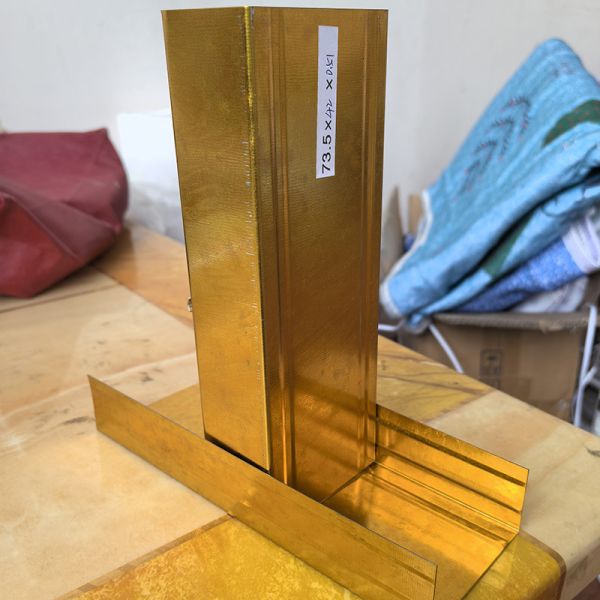 Quality C/U Channel Drywall Partition Stud Track 50-150mm Class A Fire Resistance for sale