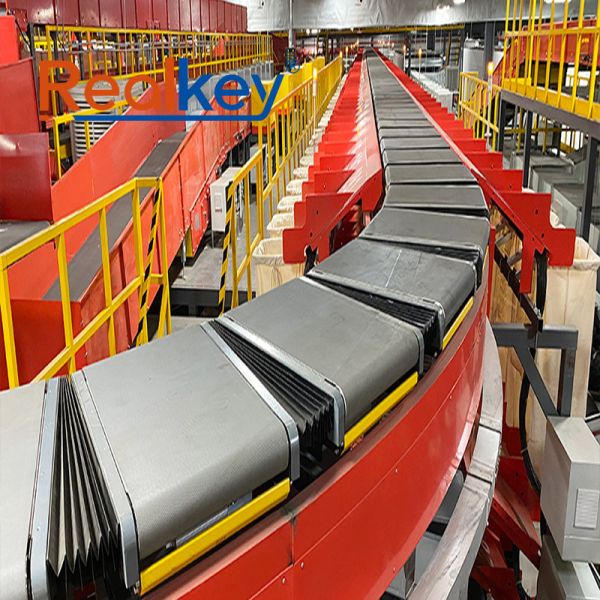 Quality Realkey Cross Belt Sorter Optimized For E-Commerce Designed To Reduce Labor Costs for sale