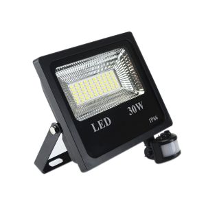 Quality Waterproof Driver Motion Sensor Led Flood Light PIR 110lm/W 30W for sale