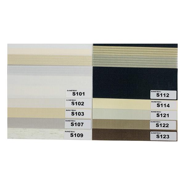Quality Indoor Black Persiana 100 Blackout Rollers Shades Zebra Blinds Fabric With Cord Tracks for sale