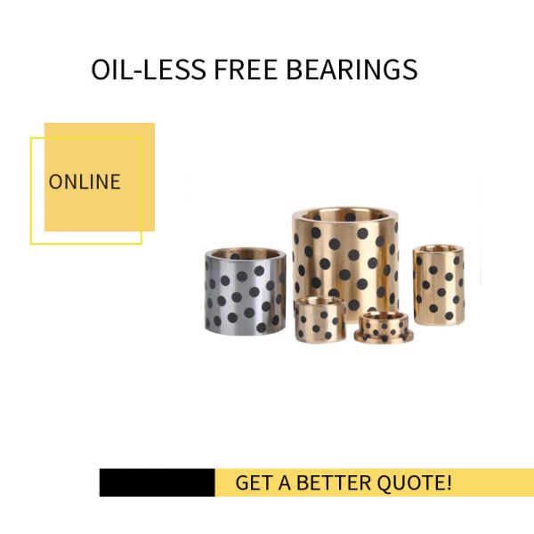 Quality Solid Lubricated Graphite Copper Bushing Oil Free Bushing Outer Diameter 60 for sale