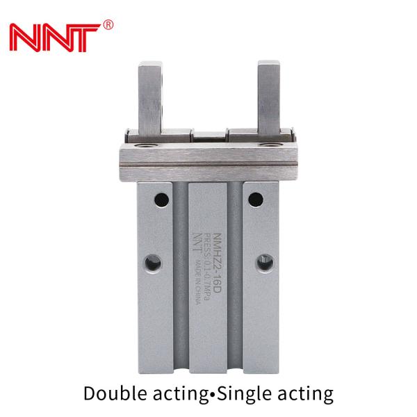 Quality Double Acting Parallel Pneumatic Cylinder Compact Air Gripper Finger for sale