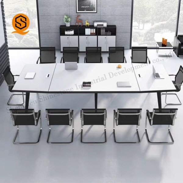 Quality Solid Surface Meeting Room Table 2.4m 3m 3.5m 4m Customized for sale