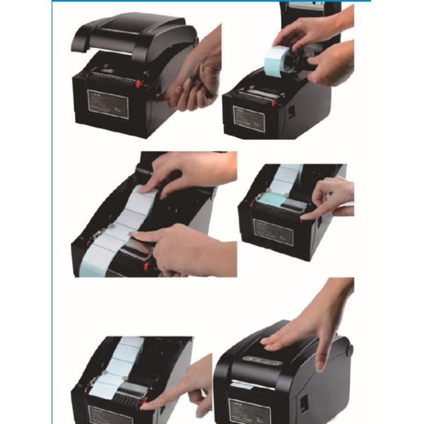 Quality 76mm Print Width 152mm/S handheld Label Barcode Printer 2.5 Inch Auto Detection for sale