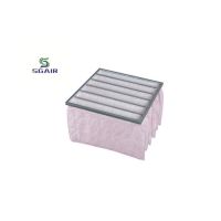 Quality Non Woven Fiber H13 Hepa Pocket Bag Filter For Clean Room for sale