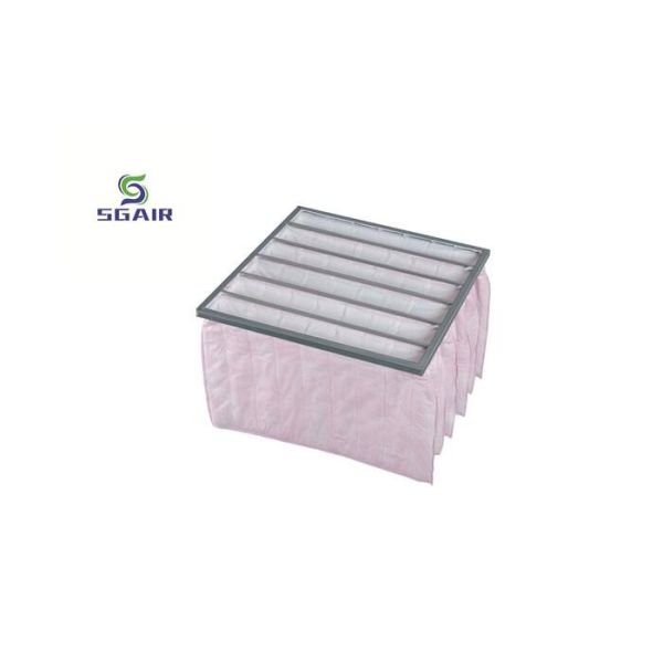 Quality Non Woven Fiber H13 Hepa Pocket Bag Filter For Clean Room for sale