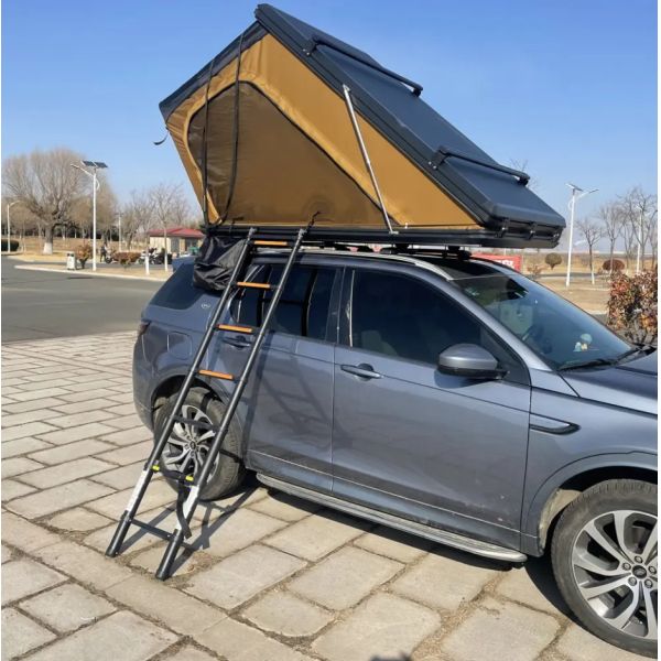 Quality Customizable 4-Season Waterproof Canvas Car Top Tent Aluminum Alloy for sale