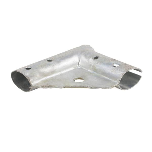 Quality Durable Chain Link Fence Fittings Gate Corner / Gate Elbow Pressed Steel for sale