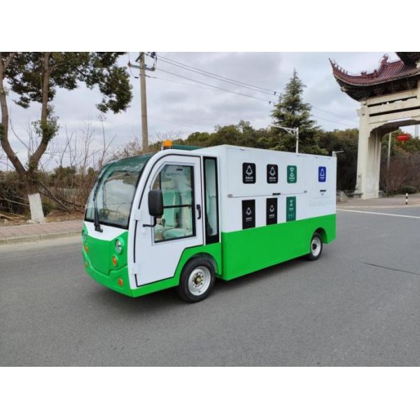 Quality New Energy Electric Four Wheel Garbage Collection Truck Electric Sanitation Vehicle for sale