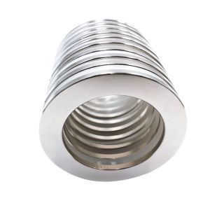 Quality Silver Neodymium Powerful Ring Magnets Height 6mm For Industrial for sale