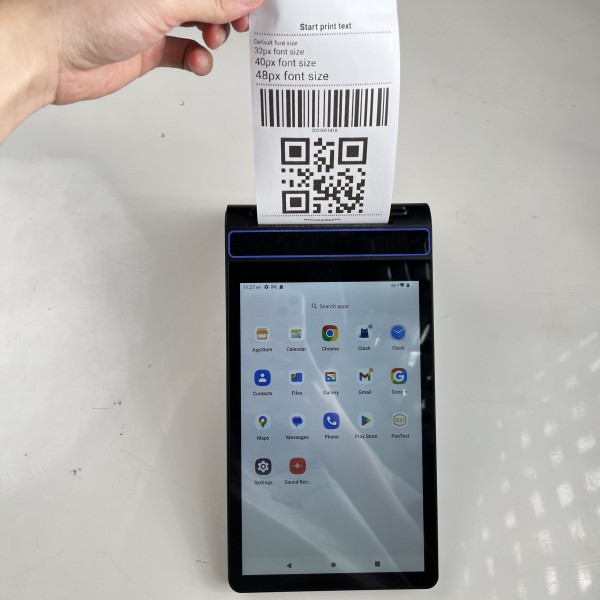 Quality 8 Inch Online Payment Machine Touch Screen Online POS Machine Customized Email for sale