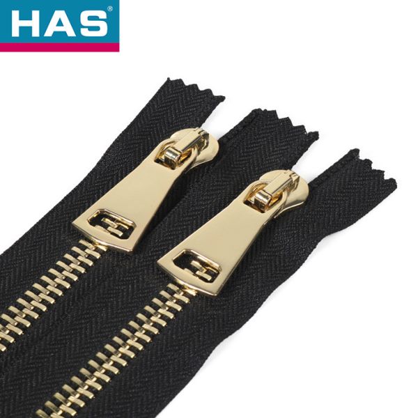 Quality Auto Lock #10 Heavy Duty Zipper Black Metal Zipper Jacket Smooth for sale