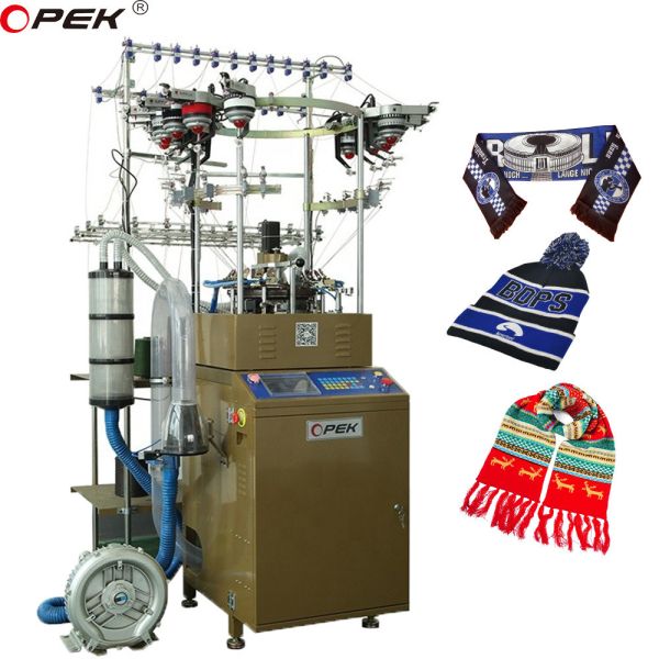 Quality 52 Inch Knitting Width OPEK High Speed Circular Wind Proof Hat and Scarf for sale