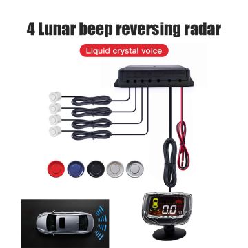 Quality IP67 Wireless Car Reverse Backup Radar System RoHS With 4 Parking Sensors for sale