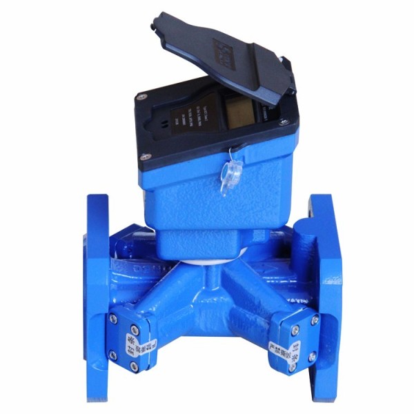 Quality Ultrasonic LCD Water Flow Meter Water Meter With Sensor for sale