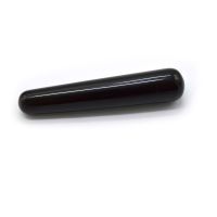 Quality 10*2cm Black Obsidian Yoni Wand Your Ultimate Tool for Women's Health and for sale
