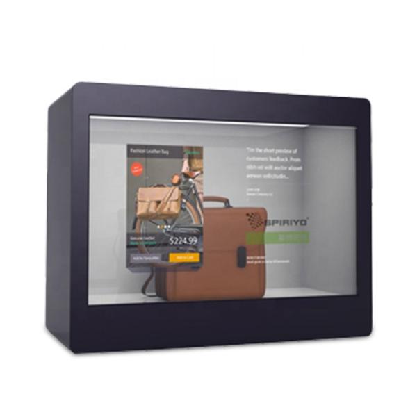 Quality Advertising Transparent LCD Touch Screen Transparent LCD Display Box 21.5 Inch for sale