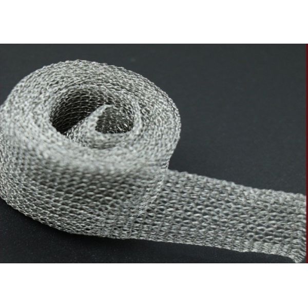 Quality 2inch Width Close Knit Flat Round Knitted Wire Mesh for Durable Multi Filament Applications for sale