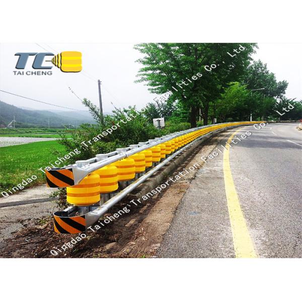 Quality Highway Safety Roller Barrier Anti Rusting EVA PU Polyurethane Material for sale