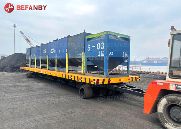 Quality 45 Ton No Power Trackless Transfer Trailer for sale