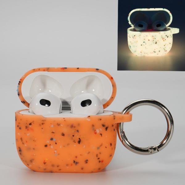 Quality Harmless Headphone Case Cover Luminous Silicone Case Airpods Pro for sale