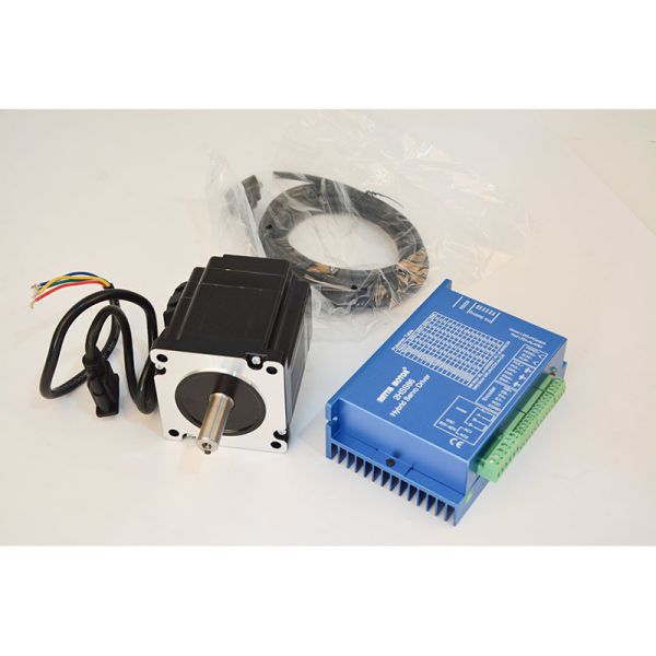 Quality Nema34 Closed Loop Servo Motor 650oz-In 82mm 2HSS86 Driver CNC Controller Kit for sale