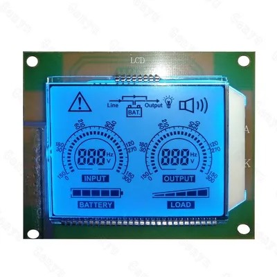 Quality 3.3V-5V 7 Segment LCD Display  TN LCD Display Blue Backlight HT1621 COB Module for sale