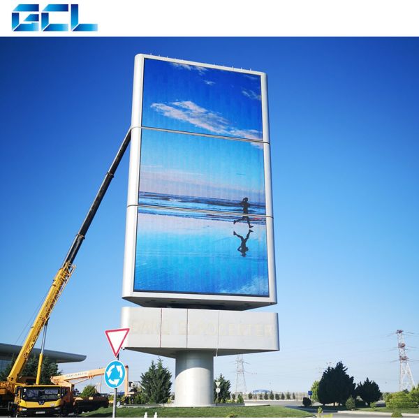 Quality Customized Size High Brightness P6 Outdoor Facade LED Screen With Mean Well Power Supply for sale